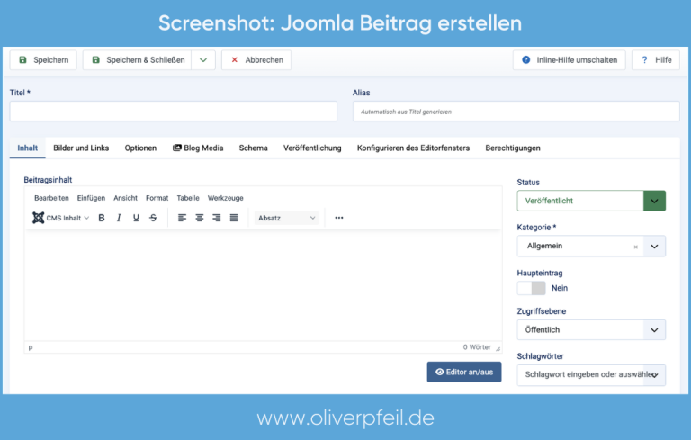 Joomla Tutorial: Anleitung & Handbuch auf Deutsch (2025)