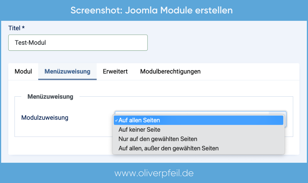 Joomla Module erstellen, bearbeiten & anzeigen (2026)
