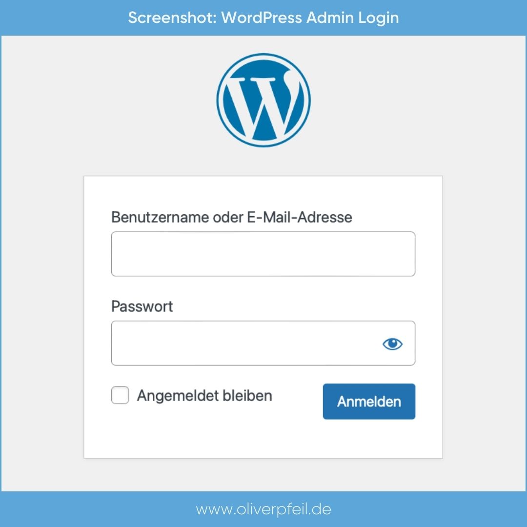 WordPress Admin Login: Standard-Zugang aufrufen