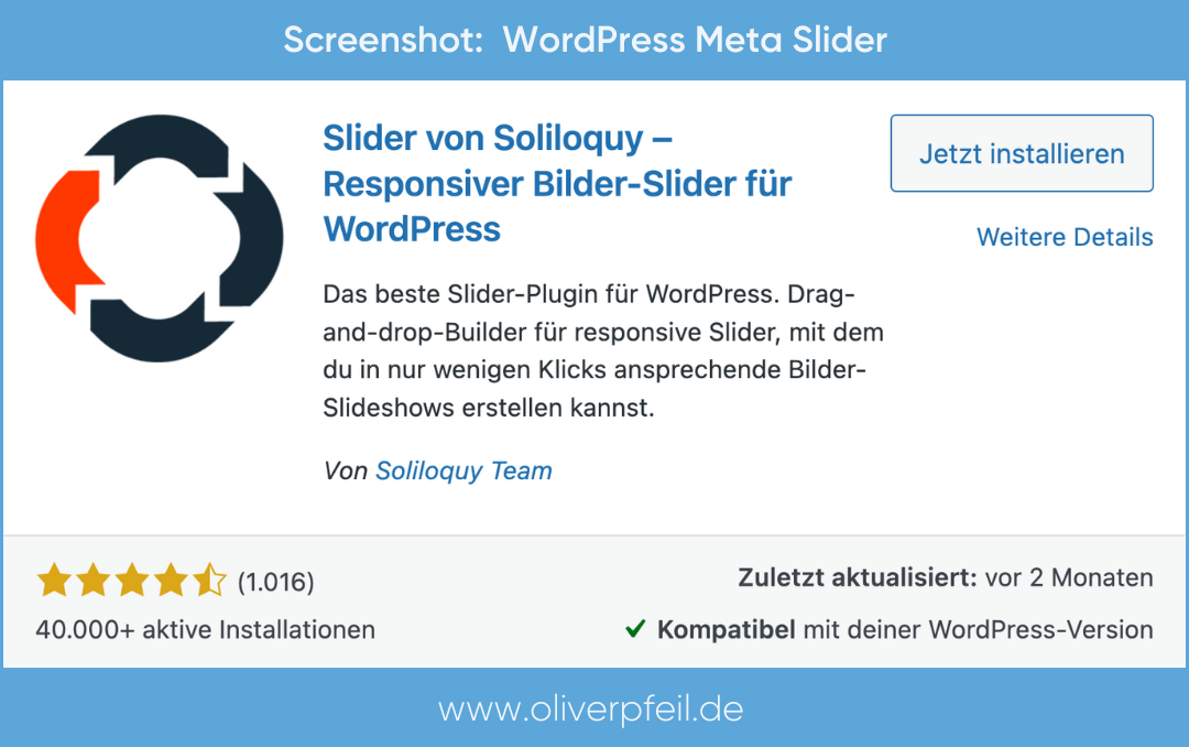 WordPress Slider erstellen, einfügen & bearbeiten