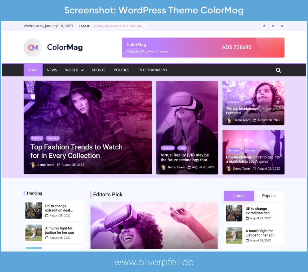 WordPress Theme ColorMag